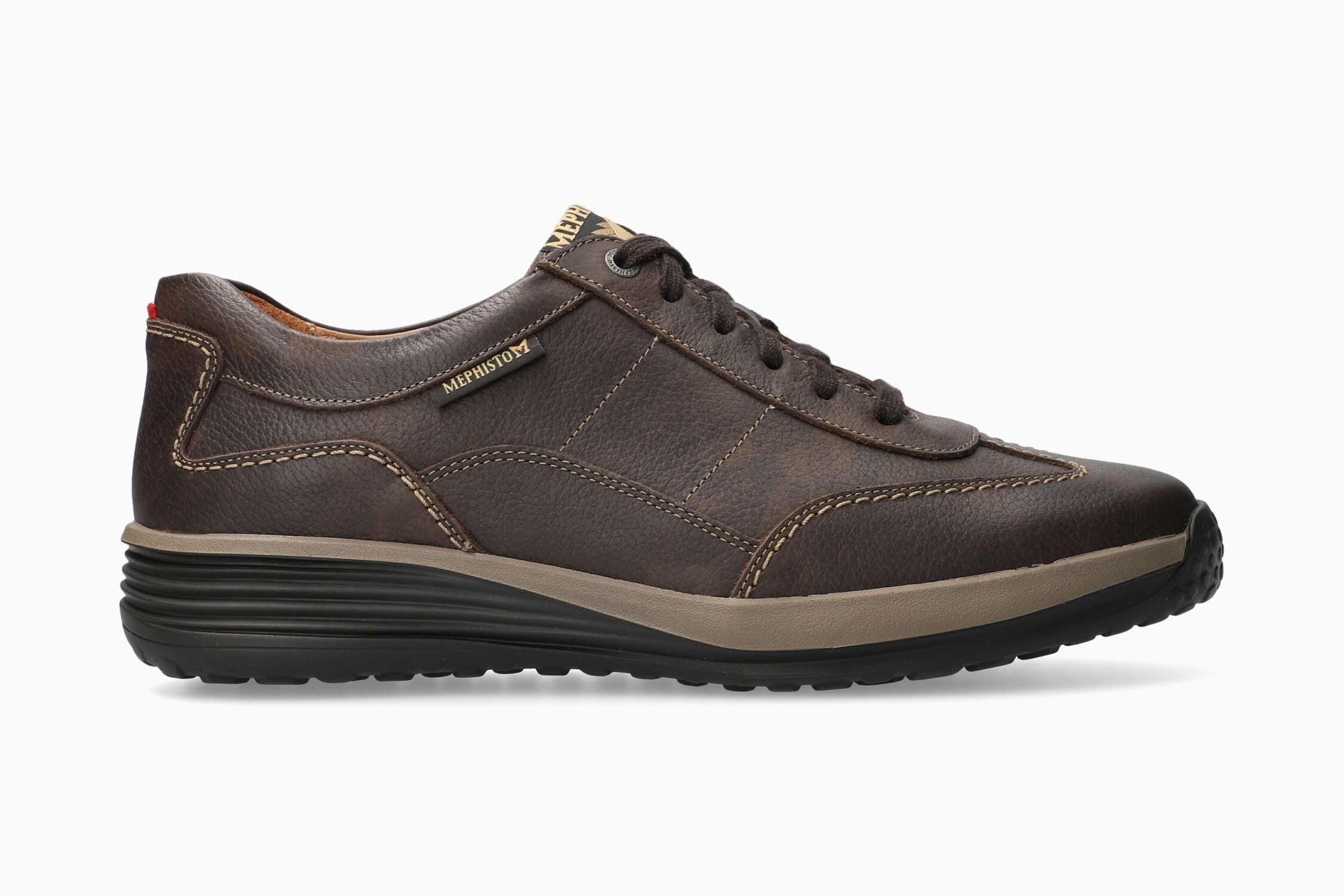 MEPHISTO STEVE | Homme Sneaker Marron Fonce Cuir Lisse | Mephisto.com