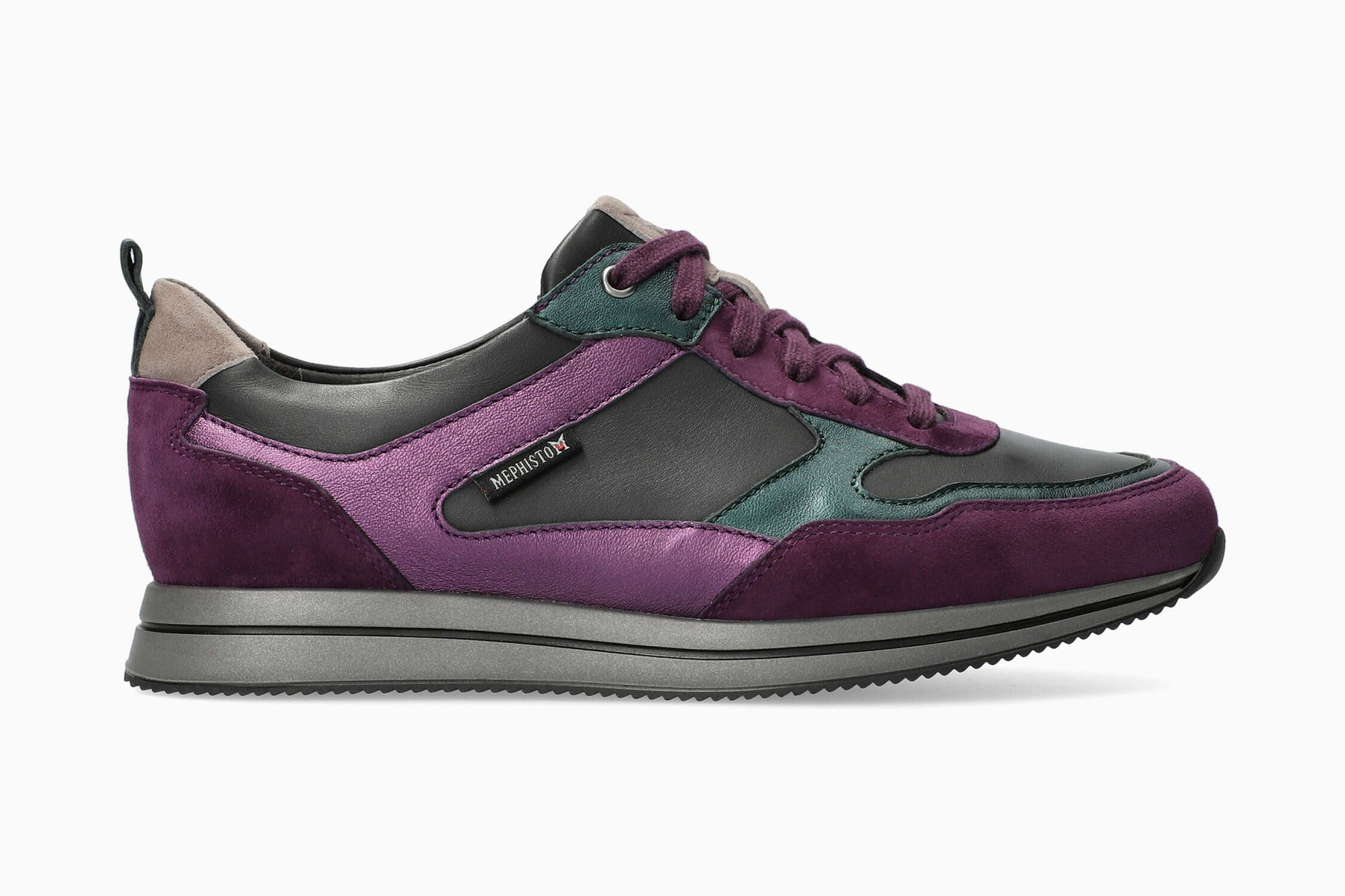 MEPHISTO LYDIE | Femme Sneaker Violet Cuir Velours | Mephisto.com