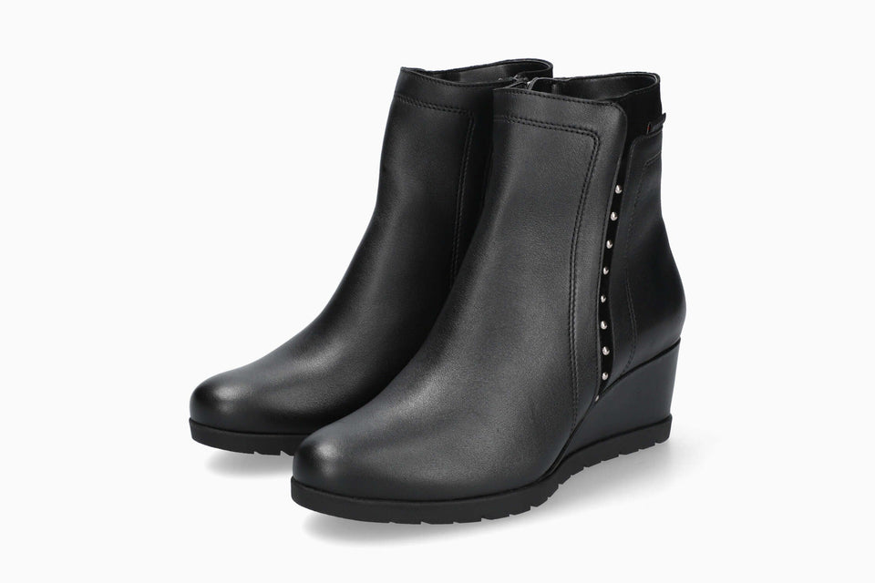 MEPHISTO FERGY | Vrouwen Heelboeken Zwart Leer Glad | Mephisto.com